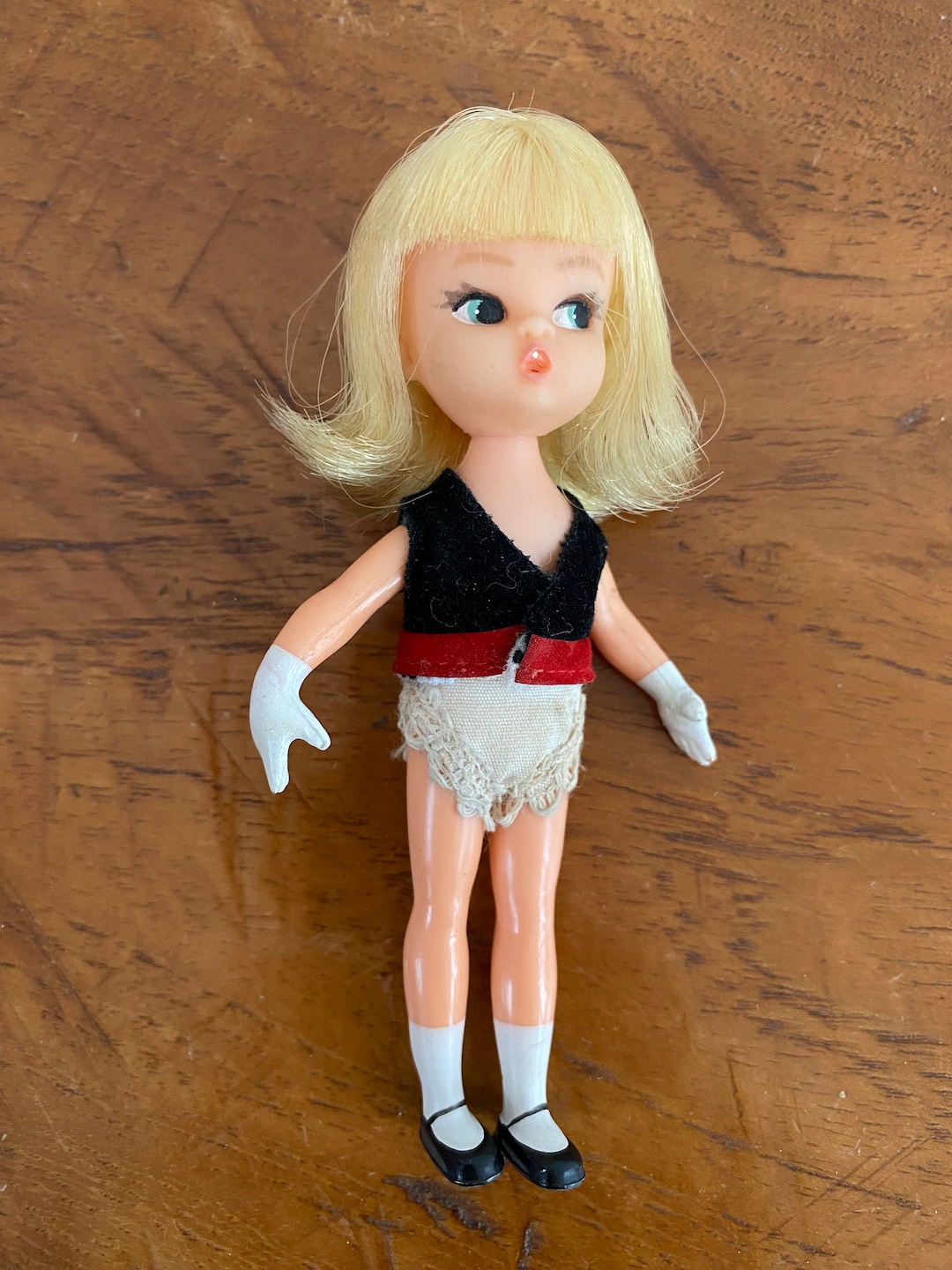 Vintage 1960s Miniature Doll Palitoy Hasbro Dolly Darling Tea Time ...