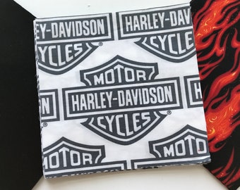 Harley davidson fabric | Etsy