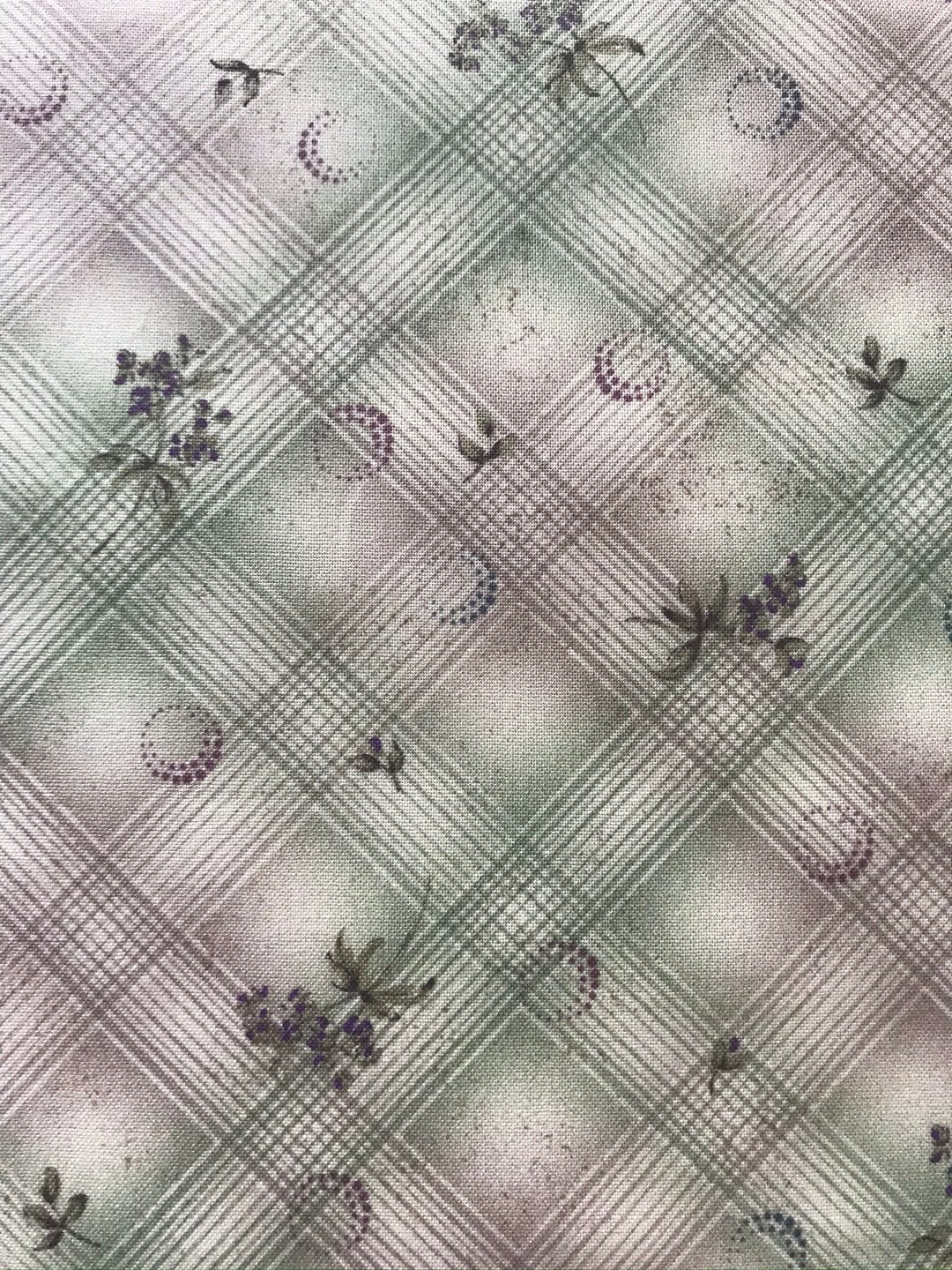 Diagonal Plaid Wai Mark Collection Print WW-4500 Cotton Fabric - Etsy