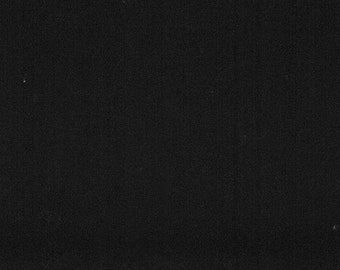 Solid Black Fabric by the Yard, Black Cotton Fabric, Black Quilters ...