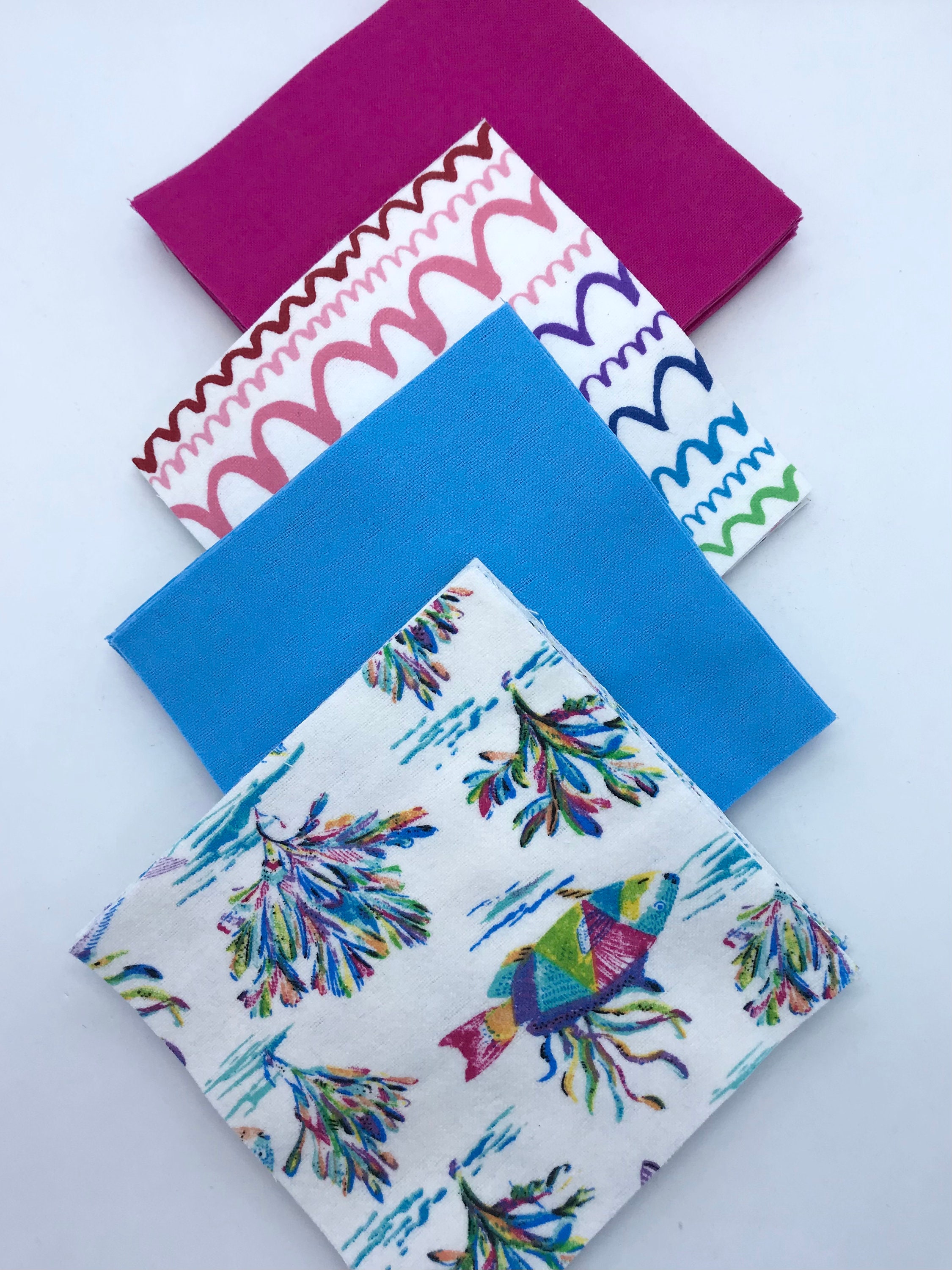 64 Piece 5 Inch Cotton Flannel Charm Pack Precut Fabric | Etsy