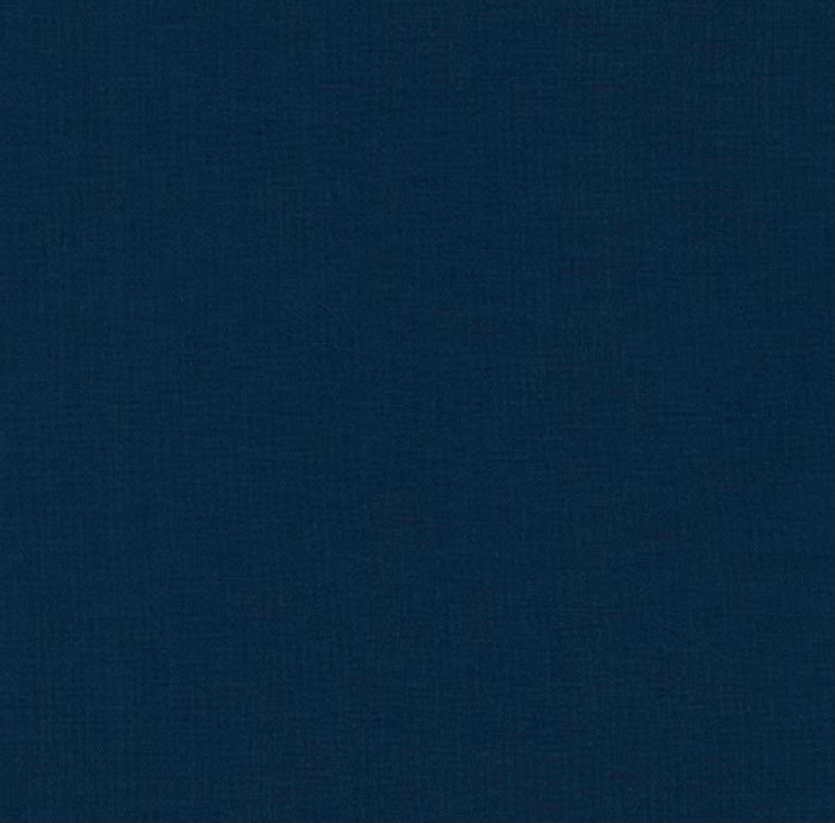 Kona Storm Navy Blue Cotton Fabric, Premium Quilting Fabric, Mask ...