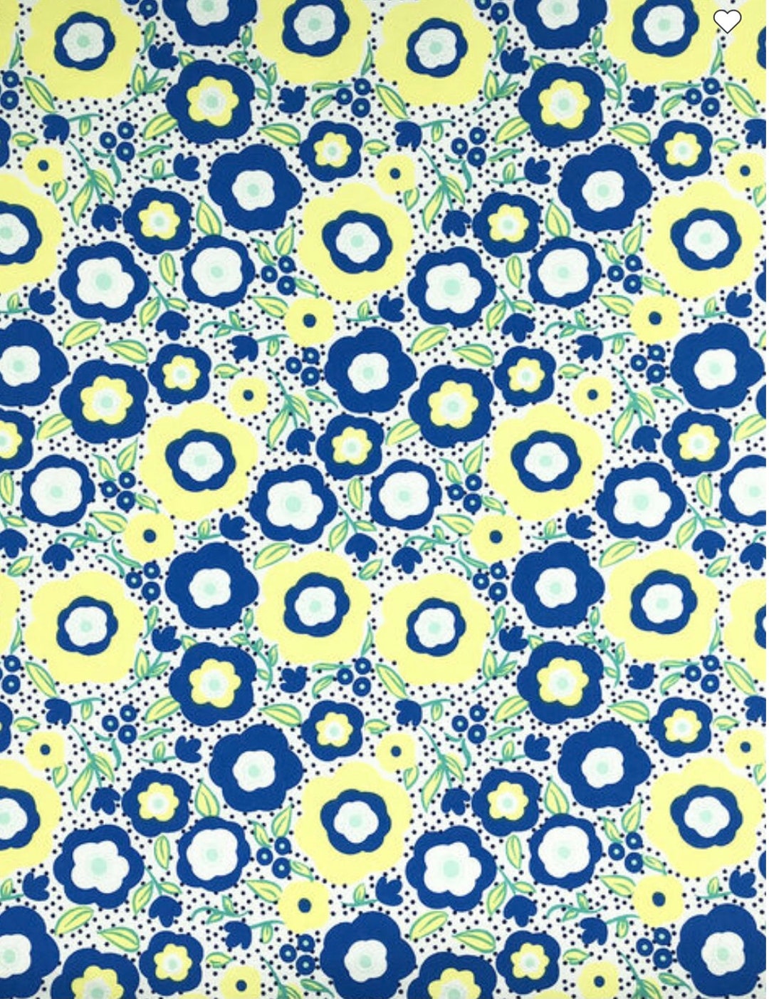 Mimosa Daisy Blue Precut Flannel Squares, Charm Pack, Layer Cake, Rag ...