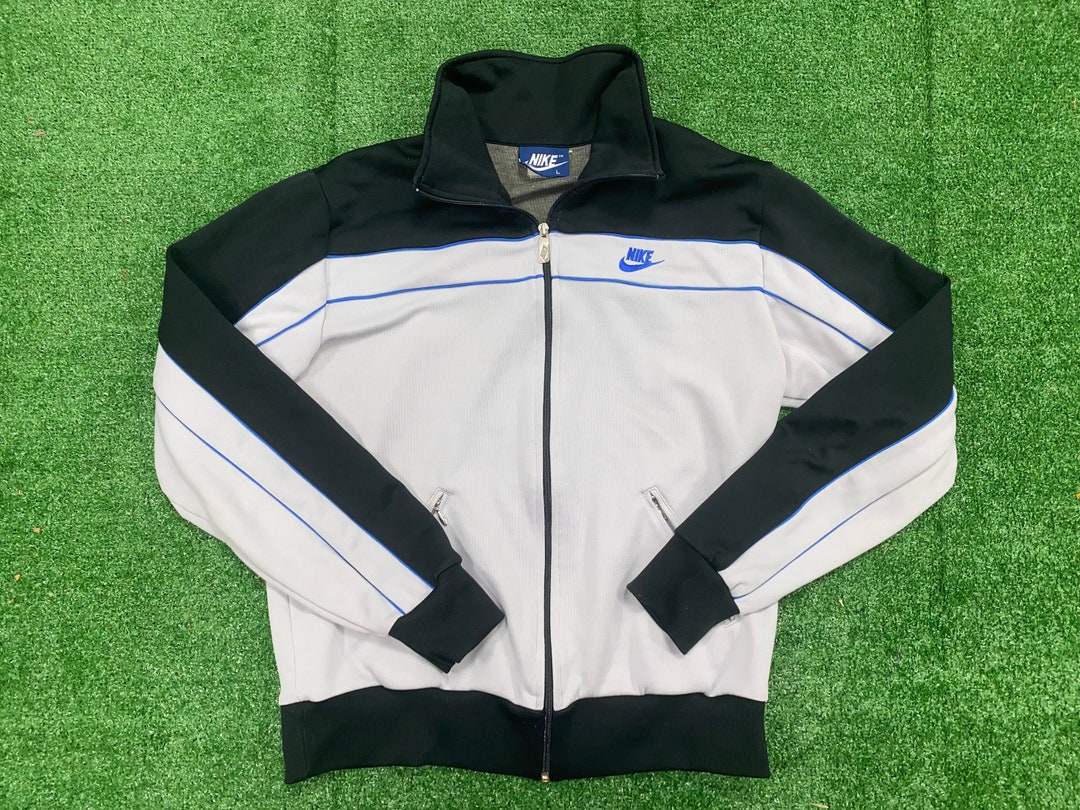 Vintage 1980s Nike Blue Tag Zip Up Vintage Nike Size Large - Etsy