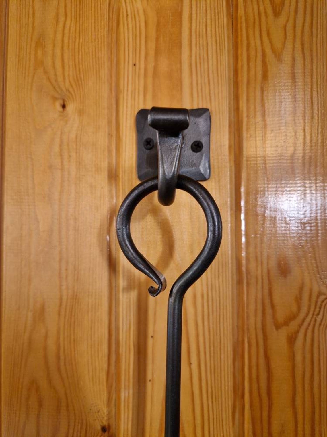Hand Forged Hook Wrought Iron Blacksmith Made Wall Hook - Etsy