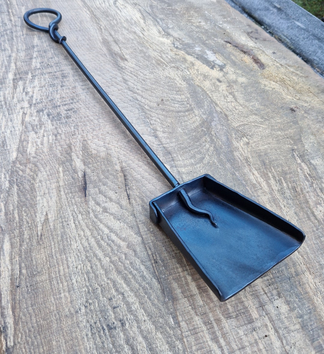 Blacksmith Made Mouse Tail Fire Shovel fire Tools iron log Burner Hand ...