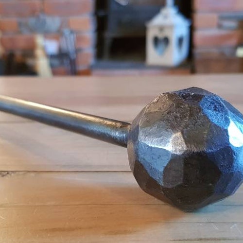 Hand Forged Fire Poker Iron Fire Poker Wrought Iron - Etsy