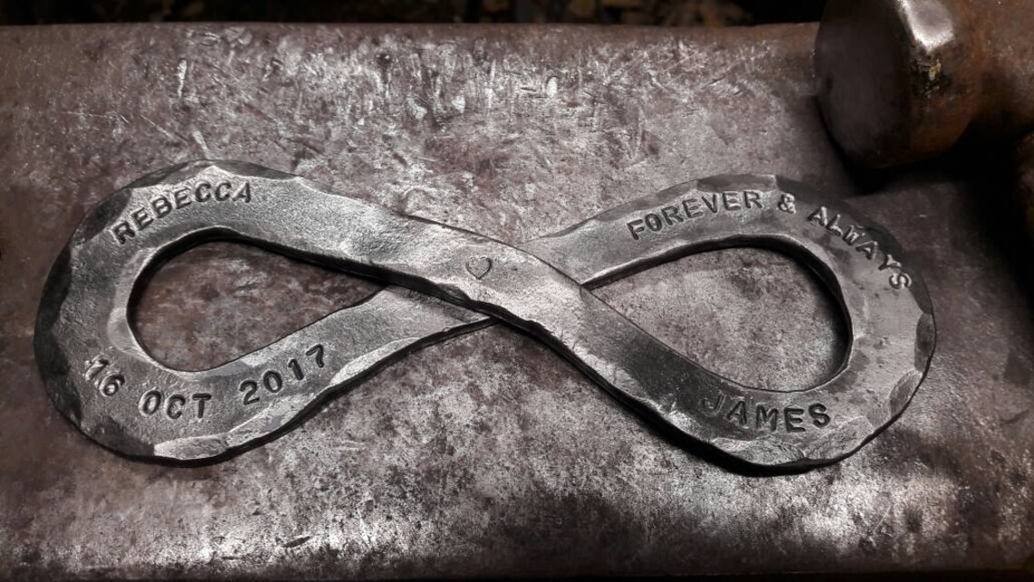 Steel Infinity Symbol 11th Year Wedding Anniversary Gift - Etsy