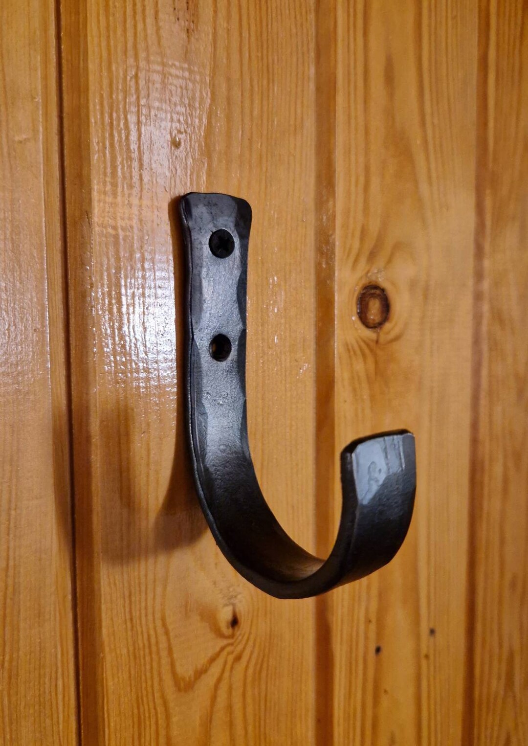 Pair of Oar Hooks Wrought Iron Burnish Finish Paddle Wall Hook Hand ...