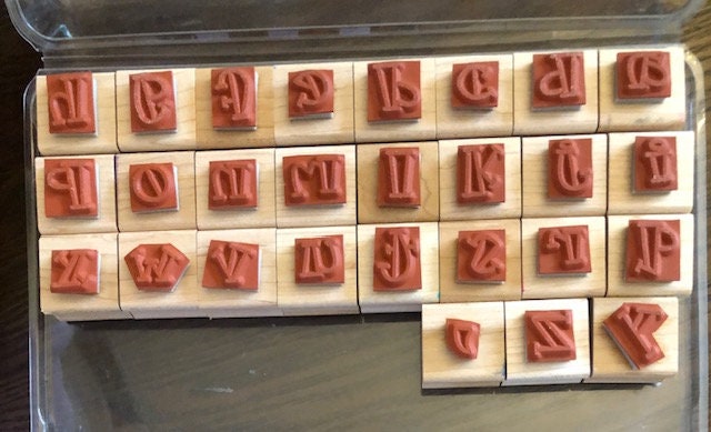 Stampin'up Bold Line Alpha - Etsy