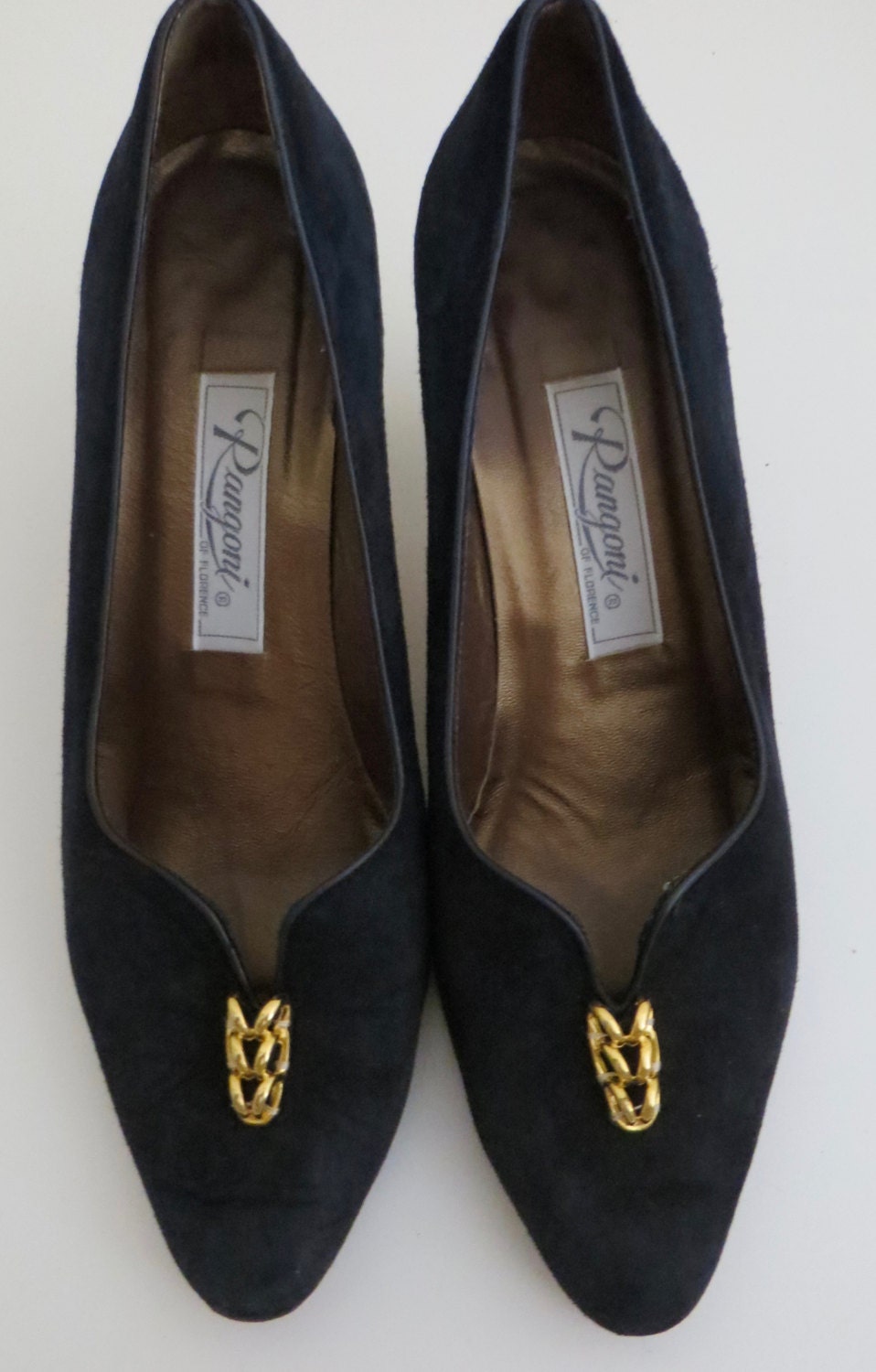 Rangoni of Florence Suede Pump-sz 6.5 - Etsy