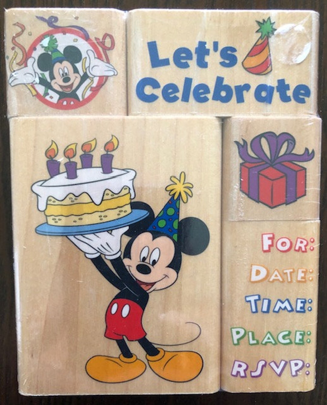 Disney Invitation Rubber Stamps - Etsy