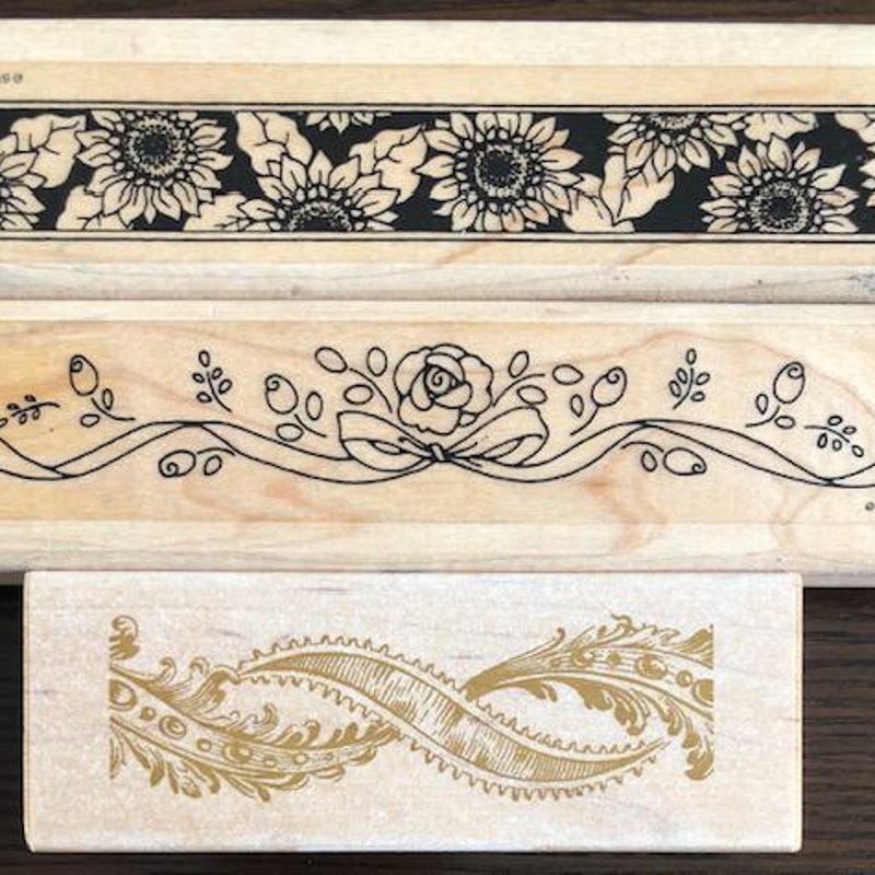 Border Stamp - Etsy