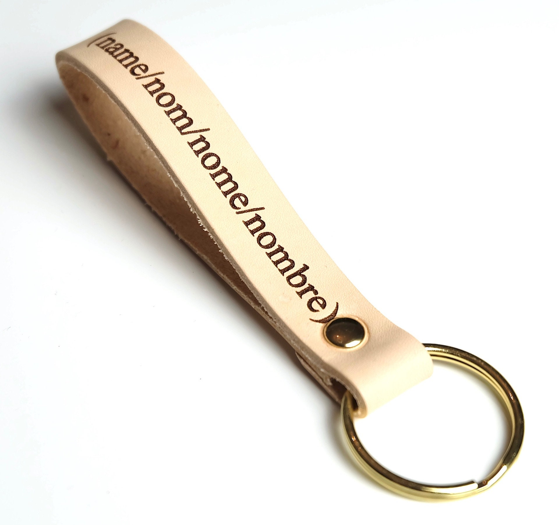 Personalized keychain leather keychains for women wristlet | Etsy