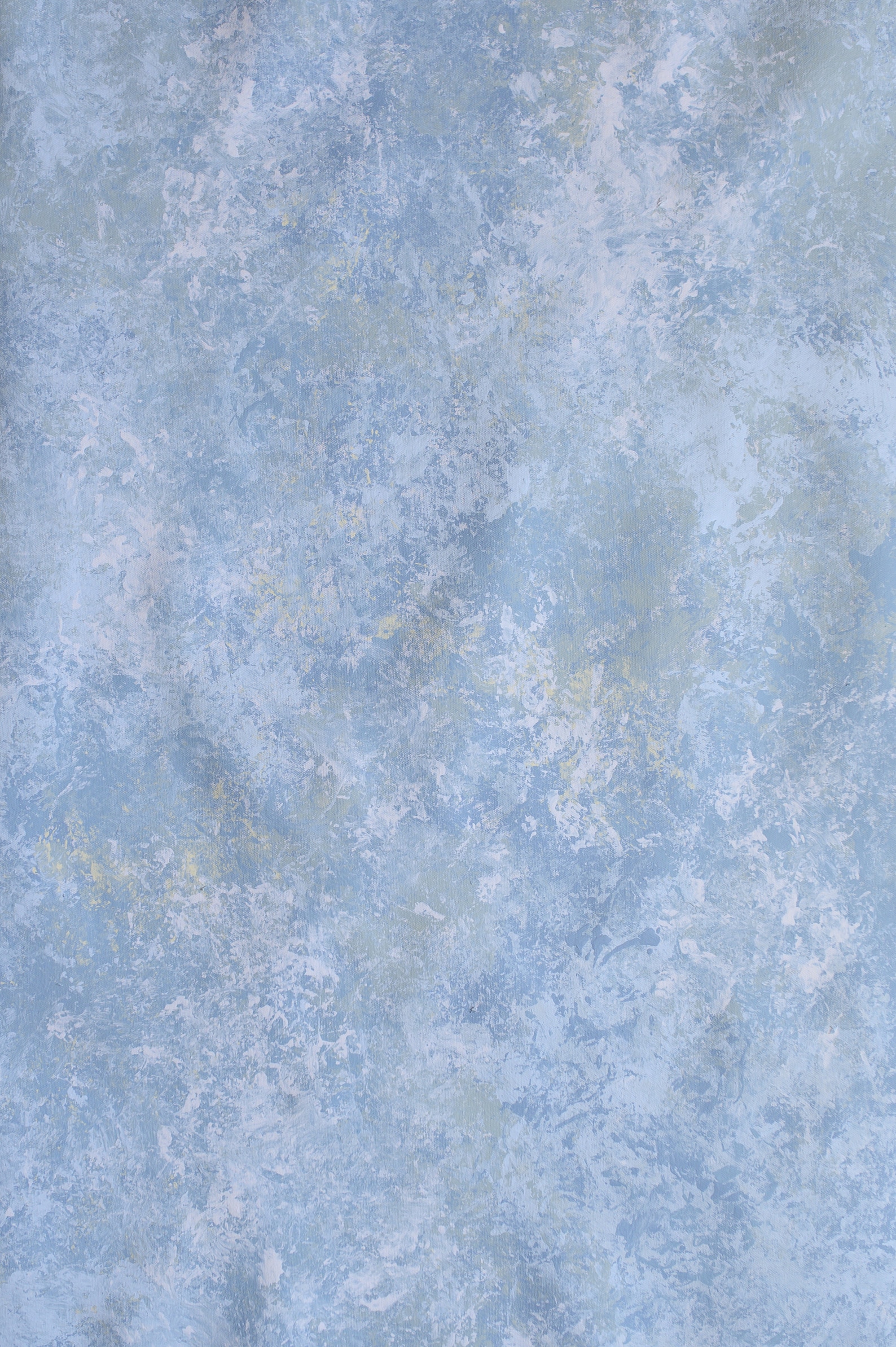 French Blue Palette Flat Lay Styling Mat - Hand Painted, Rollable ...