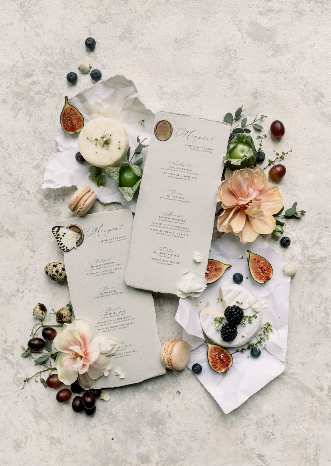 Le Classiqué Neutral Palette Flat Lay Styling Mat - Hand Painted ...