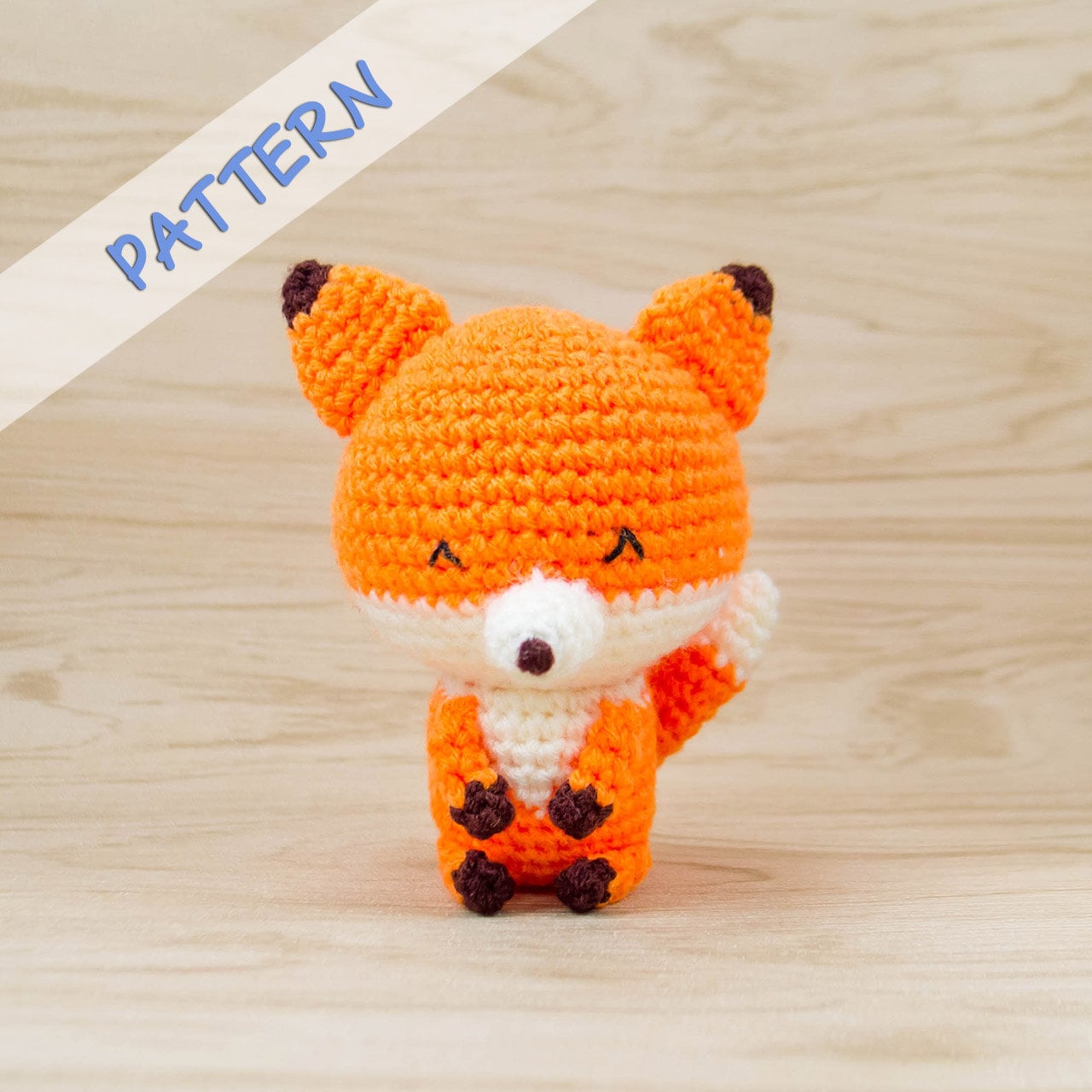 Fox Crochet Pattern Amigurumi Fox Pattern Stuffed Animal - Etsy UK