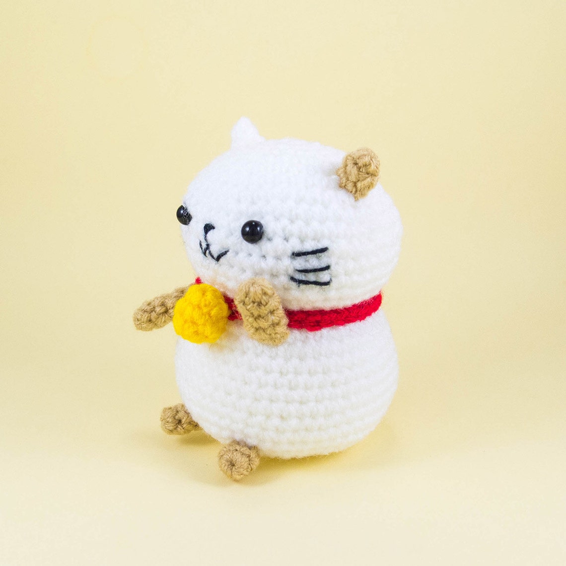 Lucky Cat Crochet Pattern PDF -- DIY Maneki Neko Amigurumi Pattern for ...