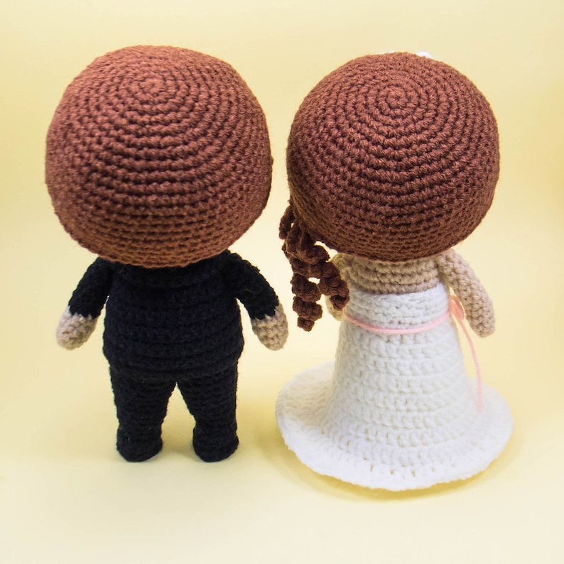 Bride and Groom Amigurumi Pattern - Wedding Crochet Pattern - Amigurumi ...