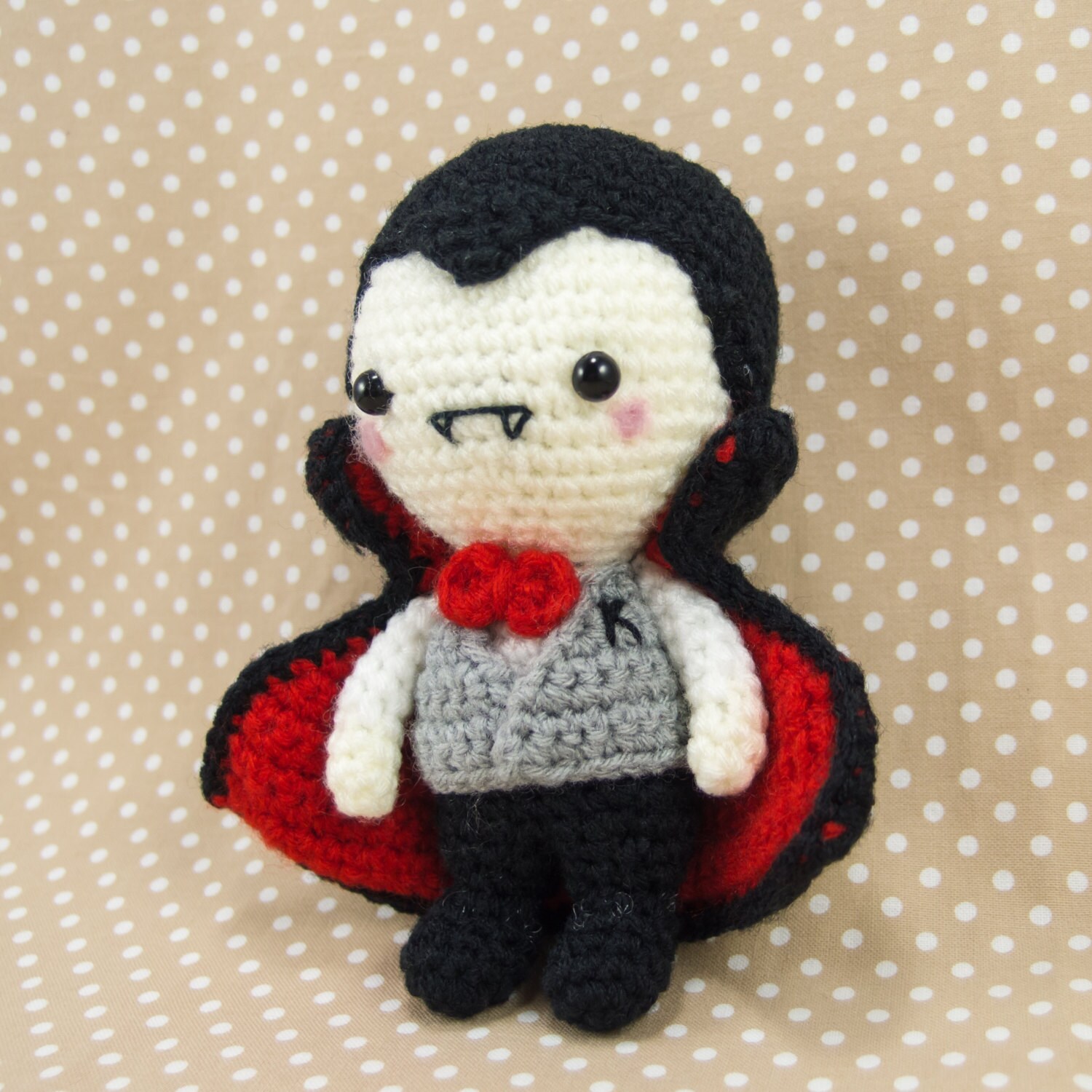 Vampire Crochet Pattern Amigurumi Vampire Pattern Vampire - Etsy UK