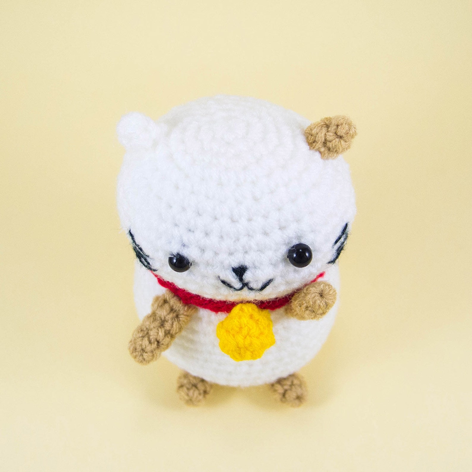 Lucky Cat Crochet Pattern PDF -- DIY Maneki Neko Amigurumi Pattern for ...