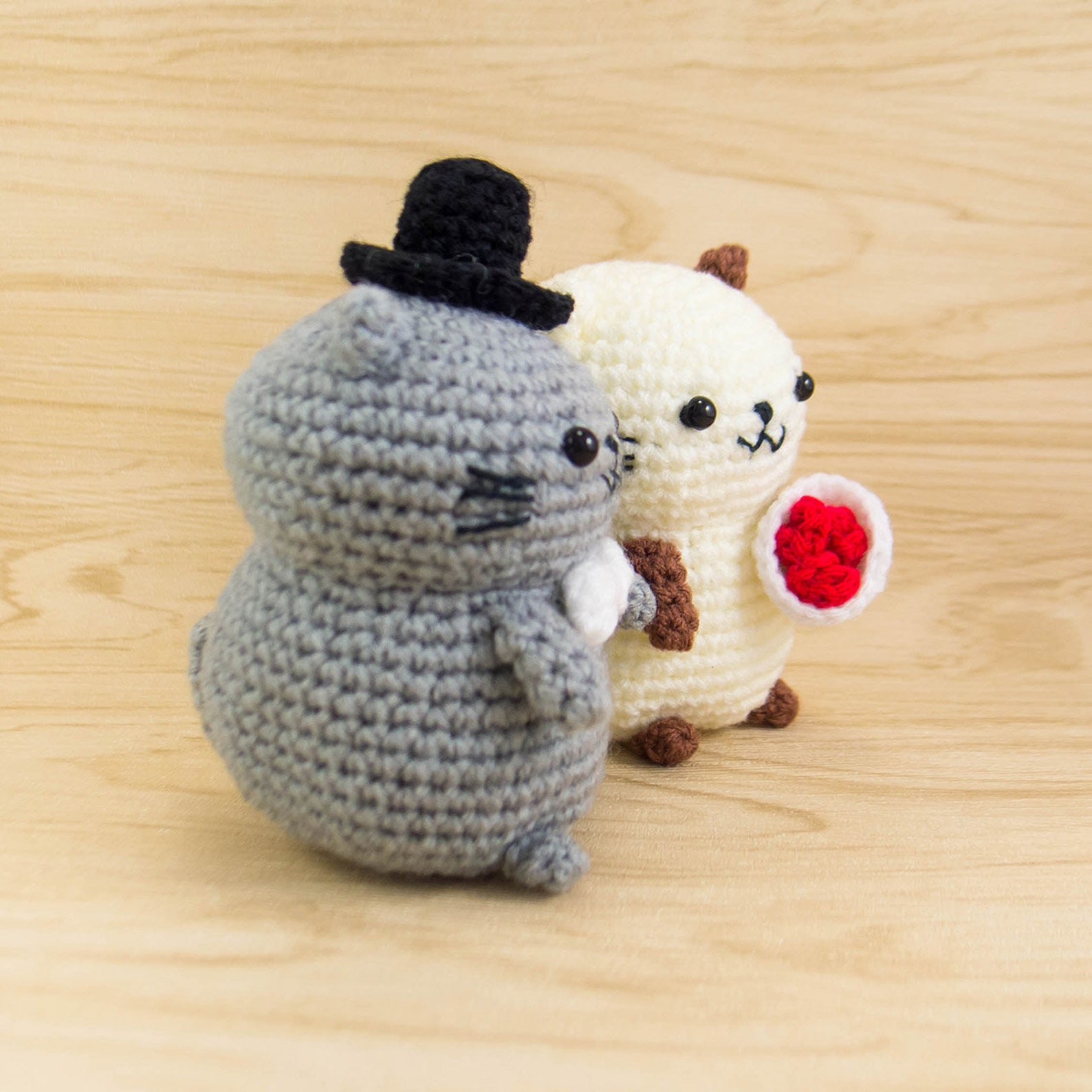 Cat Crochet Kit Cat Amigurumi Kit Cat Couple DIY Kit - Etsy