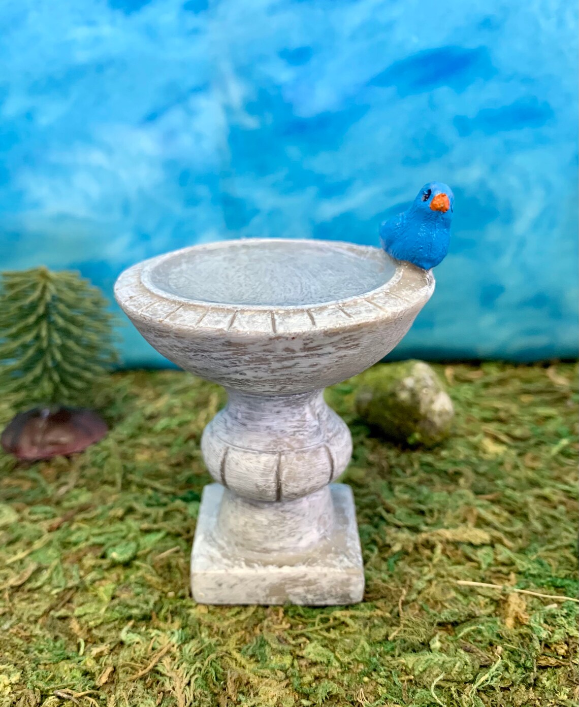Miniature Welcome Sign Bird Bath Flowers Sign - Your Choice - Fairy ...
