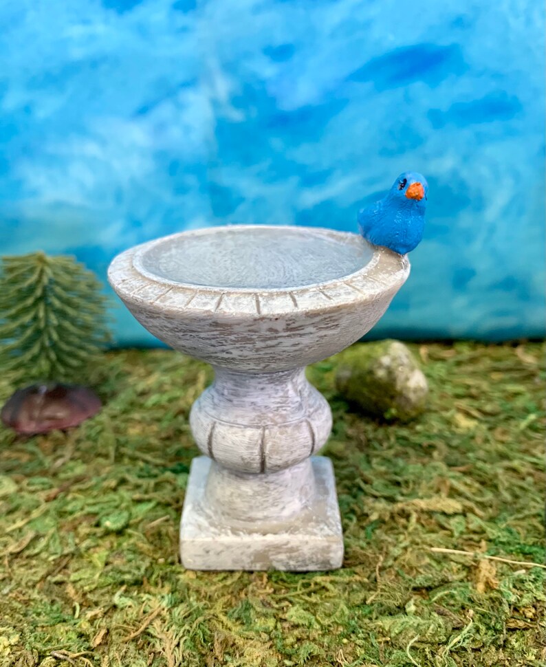 Miniature Welcome Sign Bird Bath Flowers Sign - Your Choice - Fairy ...