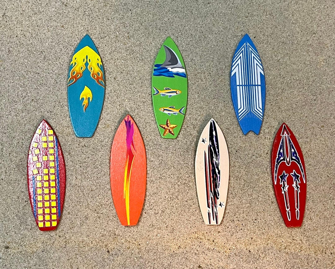 Miniature Surfboard - You Choose Style - Miniature Beach - Beach ...