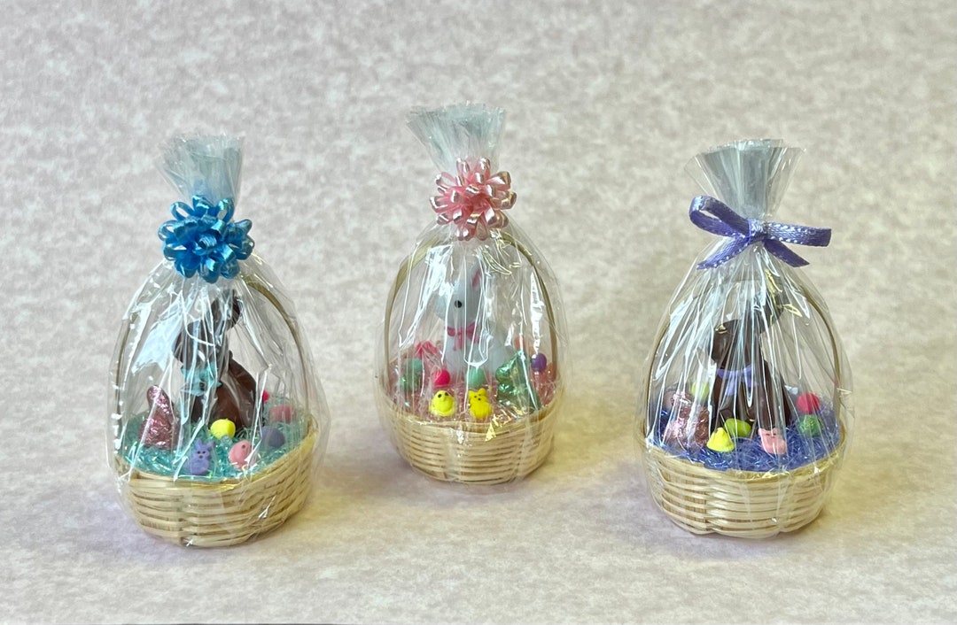 Miniature Easter Basket Your Choice miniature Chocolate Bunny miniature ...