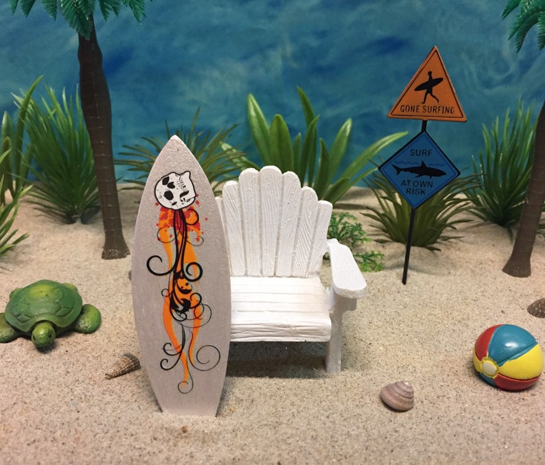 Miniature Surfboard - You Choose Style - Miniature Beach - Beach ...
