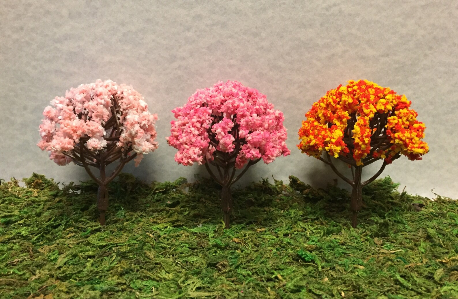 Miniature Spring Trees Your Color Choice Outdoor - Etsy