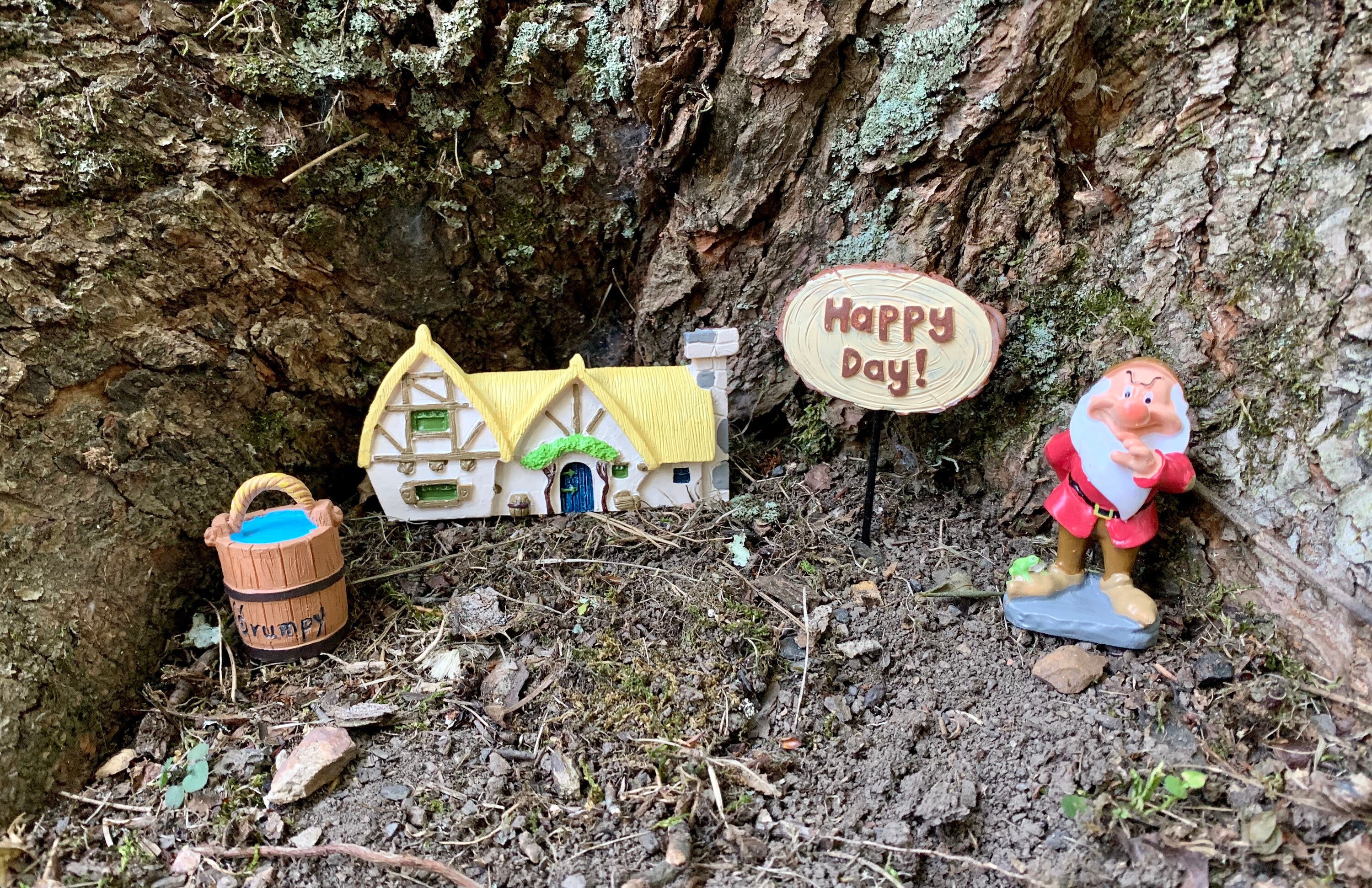 Miniature Grumpy Garden Set Fairy Garden Miniature Garden | Etsy