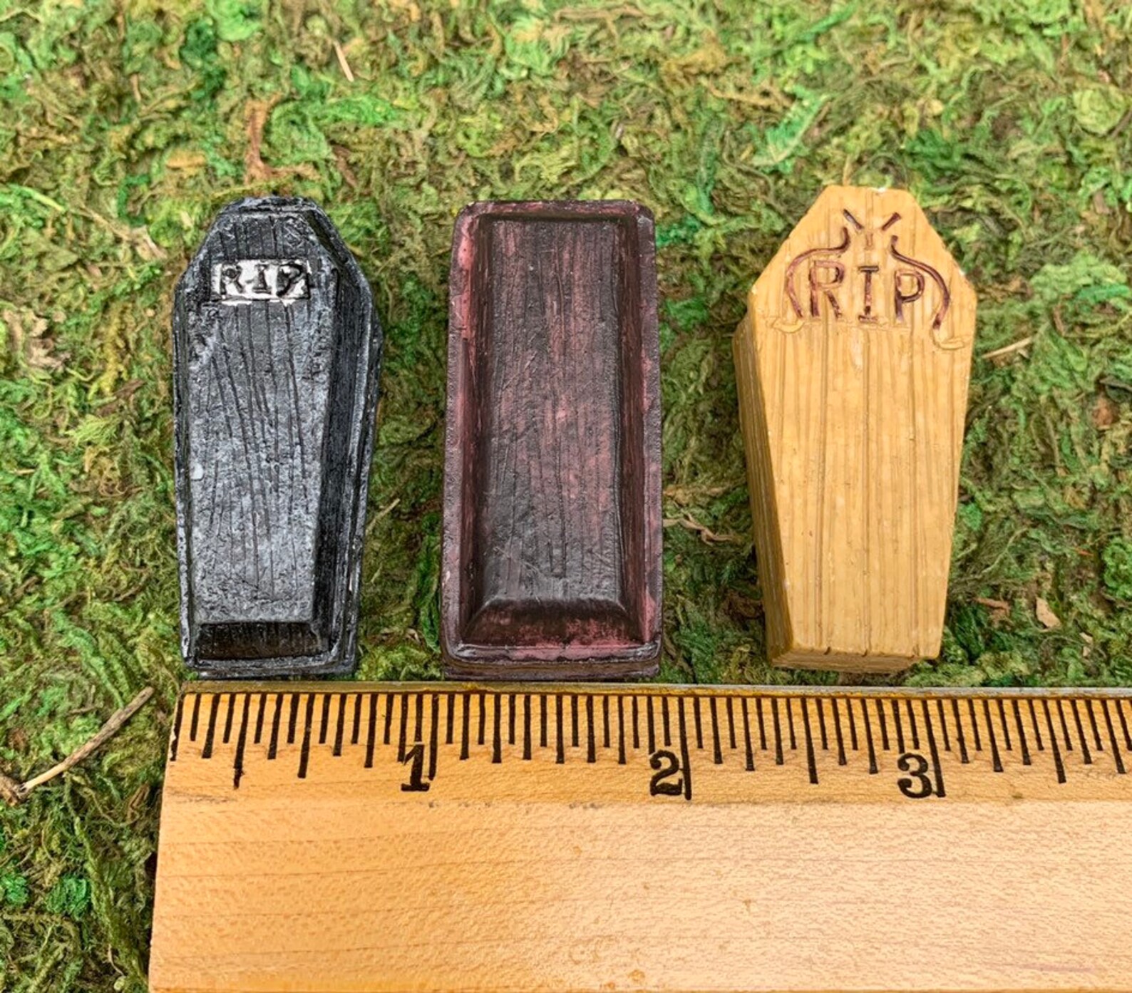 Miniature Caskets Your Choice Halloween Miniatures - Etsy