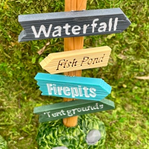 Miniature Camping Signs - Your Choice -miniature Camping -camping ...