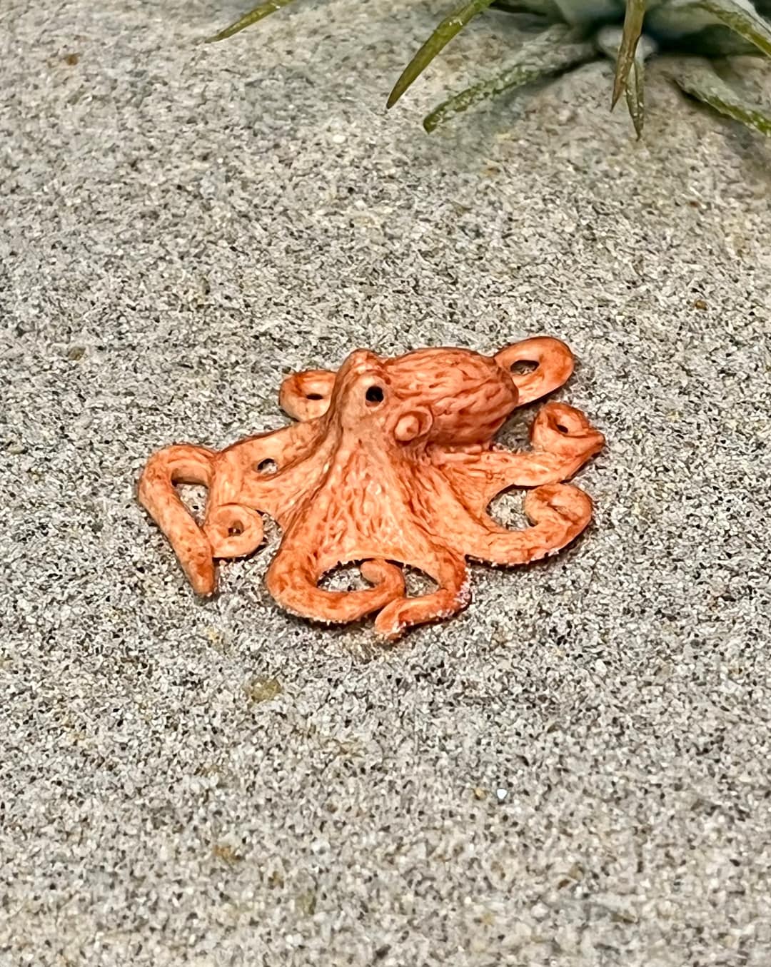 Miniature Tiny Octopus - Miniature Sea Animal - Fairy Garden -miniature ...