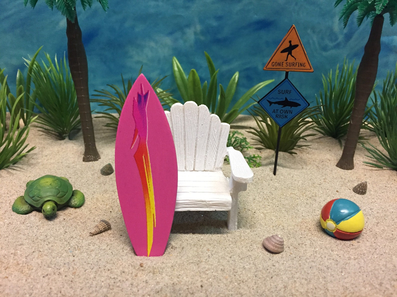 Miniature Surfboard You Choose Style Miniature Beach - Etsy