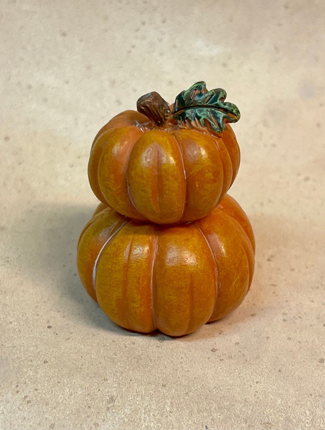 Miniature Stacked Pumpkins - Halloween Miniatures - Miniature Pumpkins ...
