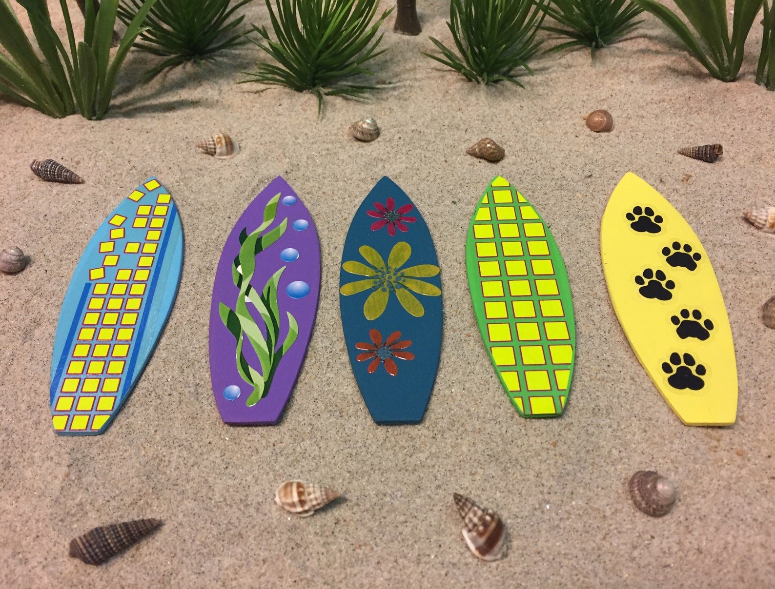 Miniature Surfboard You Choose Style Miniature Beach | Etsy