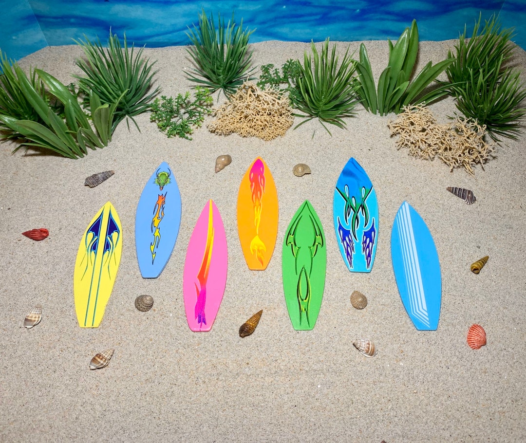 Miniature Surfboard - You Choose Style - Miniature Beach - Beach ...