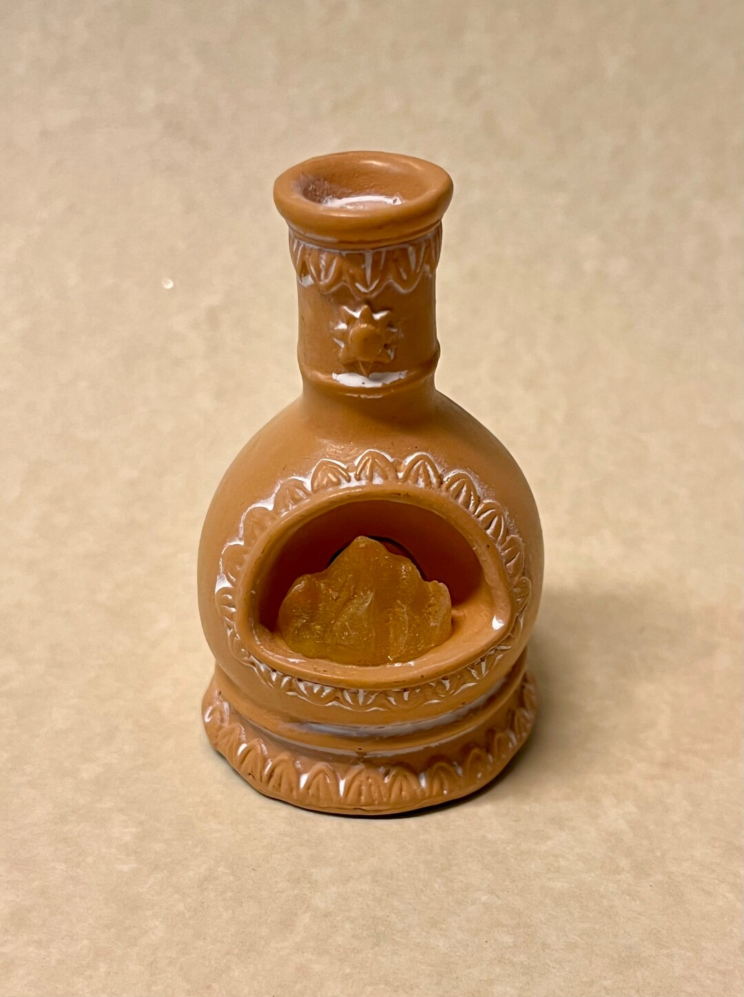 Miniature Outdoor Fireplace With Working Lights - Miniature Fireplace ...