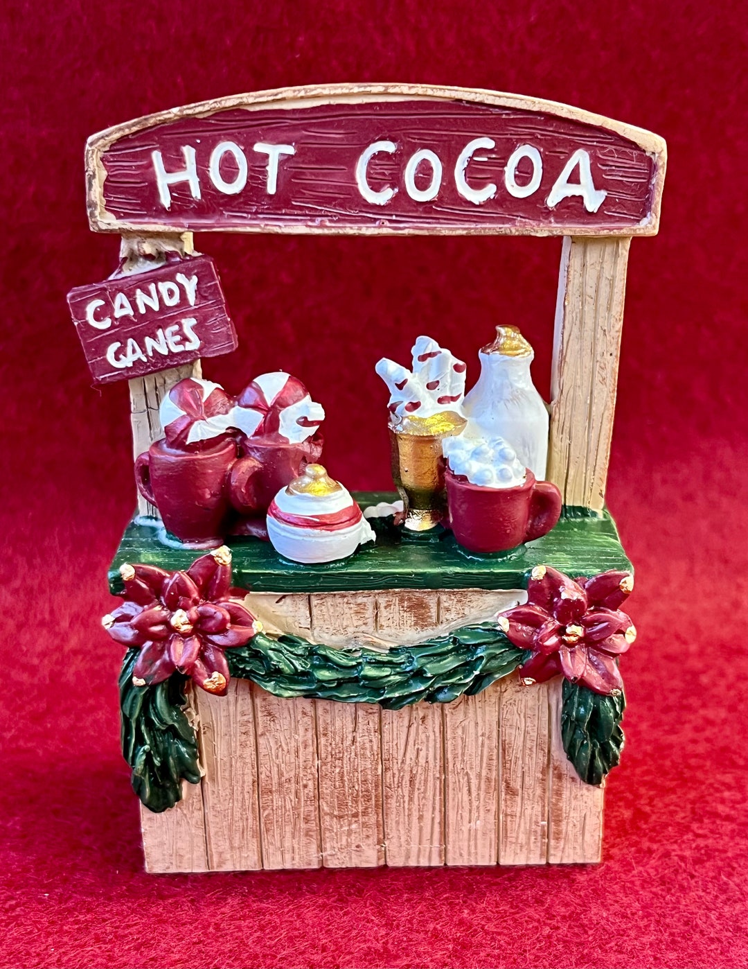 Miniature Hot Cocoa Stand - Christmas Miniatures - Fairy Garden ...