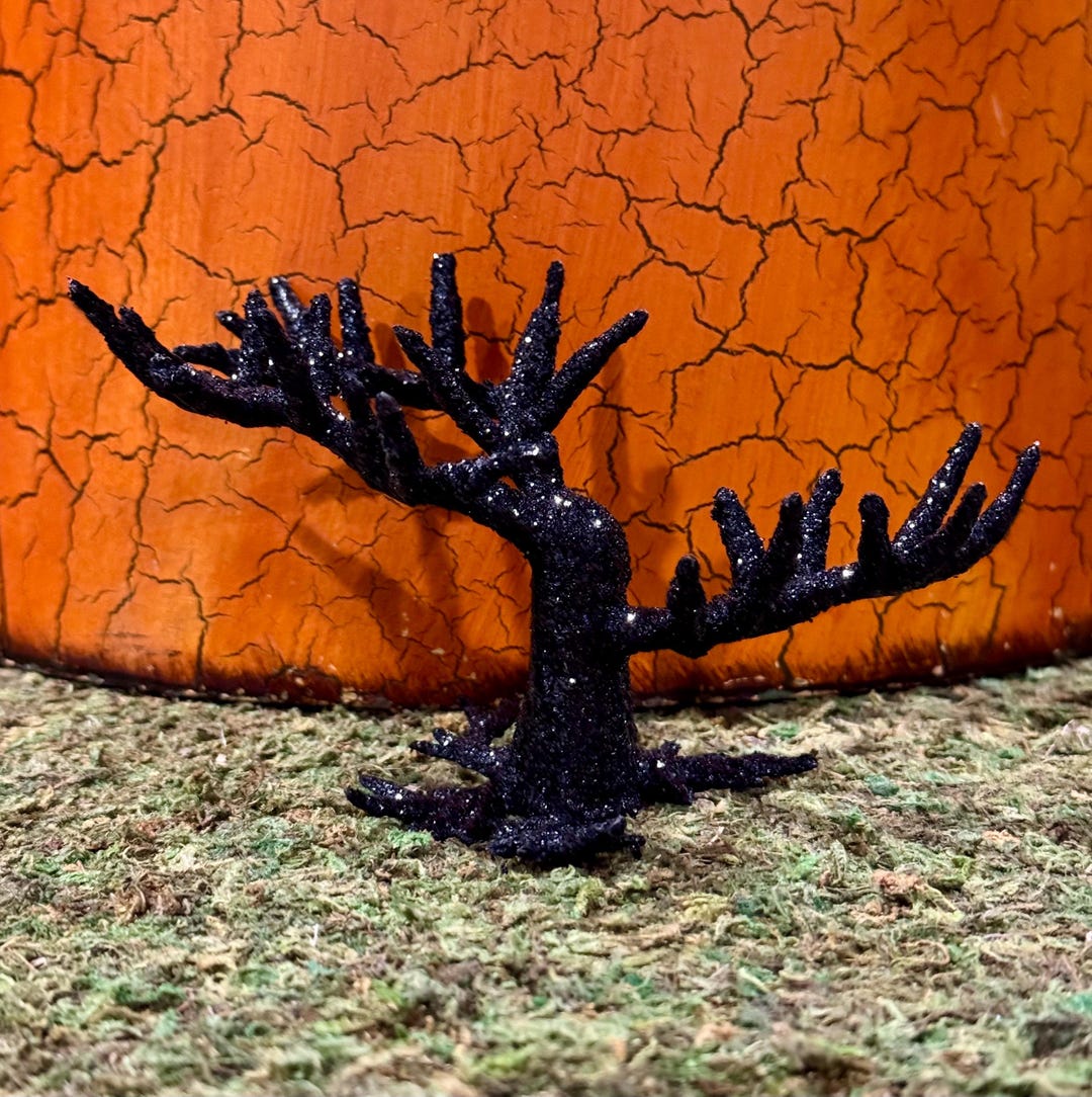 Miniature Haunted Tree - One Tree Included - Miniature Halloween ...
