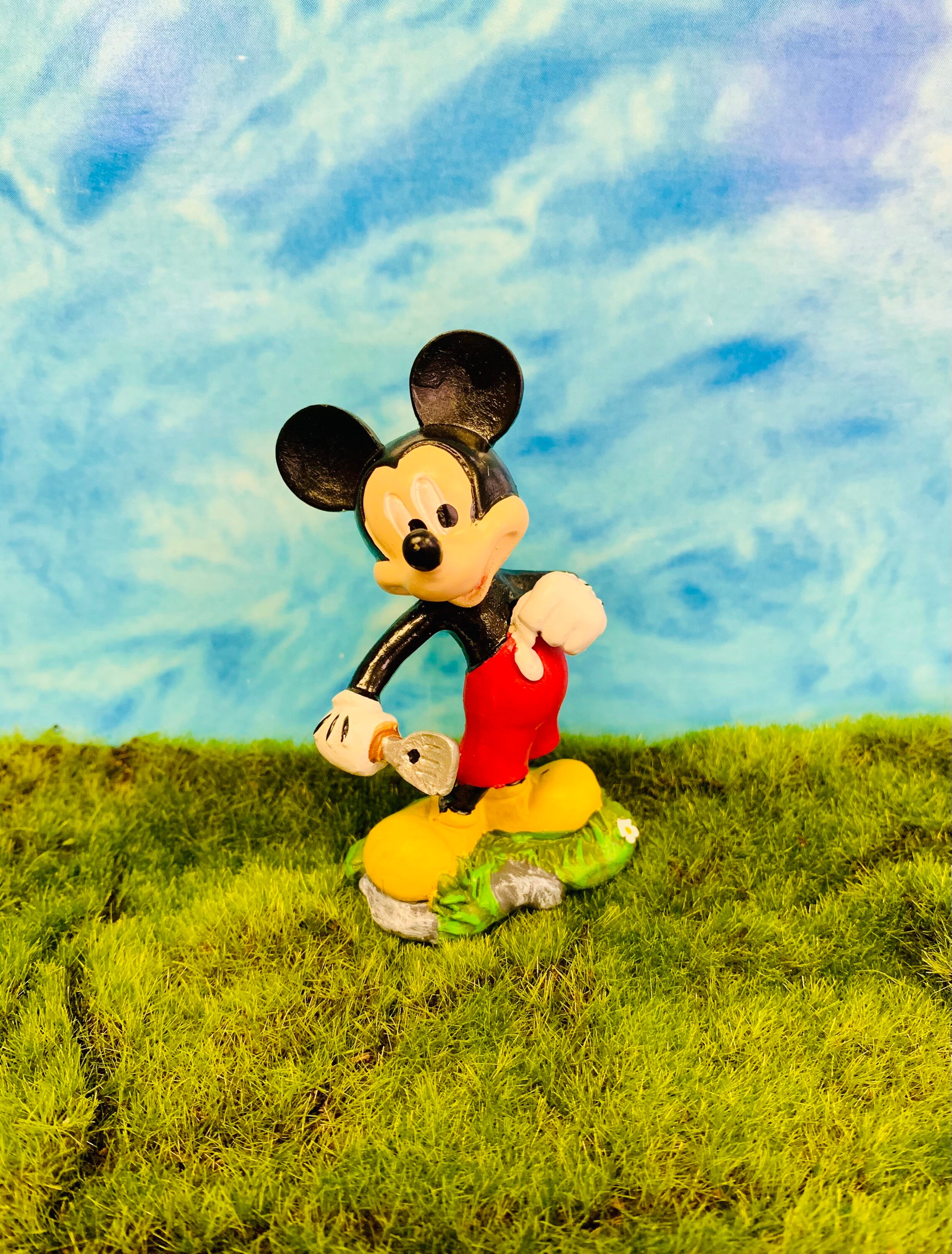 Miniature Mickey Mouse Garden Set Fairy Garden Miniature | Etsy