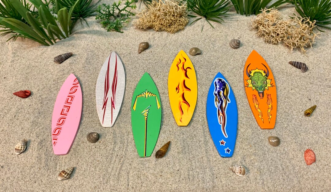 Miniature Surfboard - You Choose Style - Miniature Beach - Beach ...