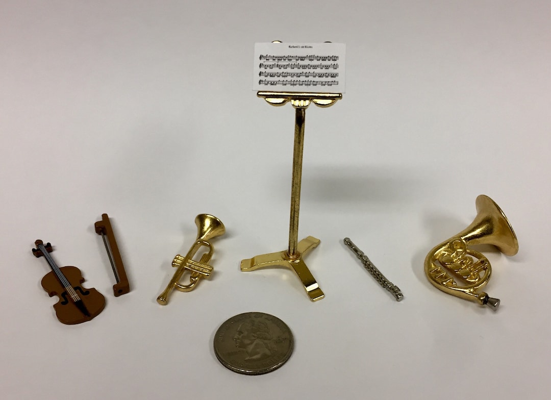 Miniature Instruments - Your Choice - Miniature Music - Cake Toppers ...