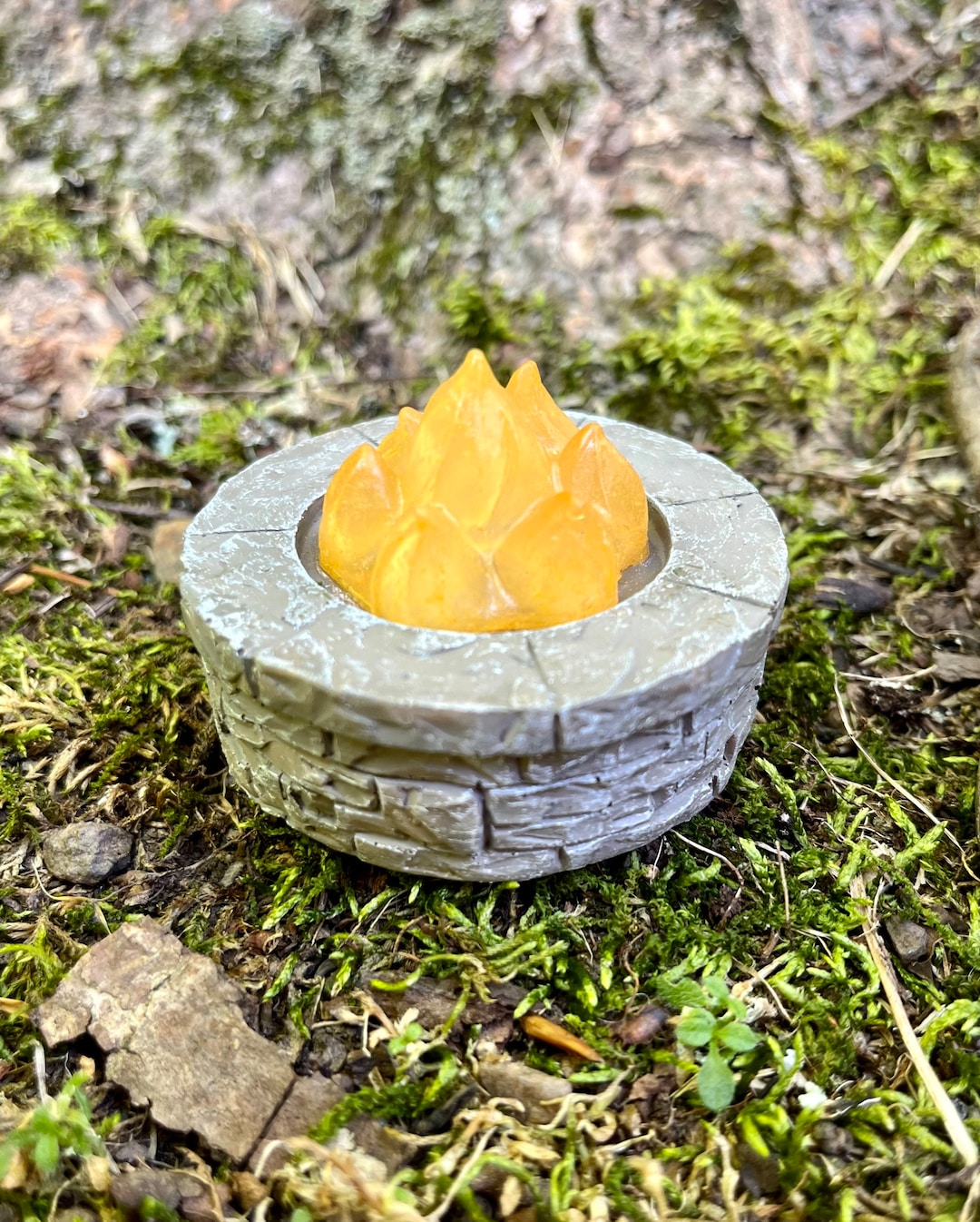 Miniature Campfire Pit -lights up - Miniature Camping - Camping ...