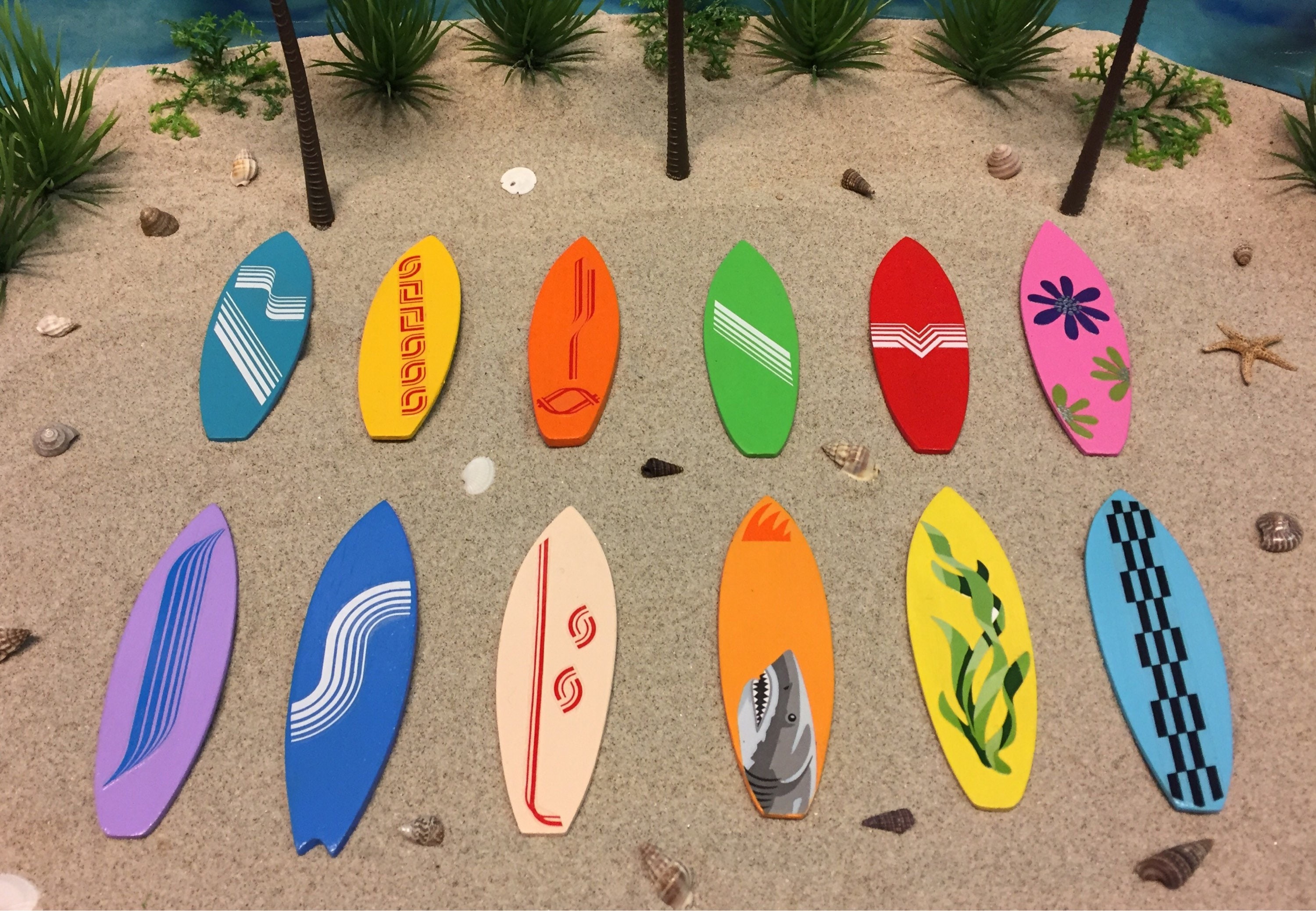 Miniature Surfboard - You Choose Style - Miniature Beach - Beach ...