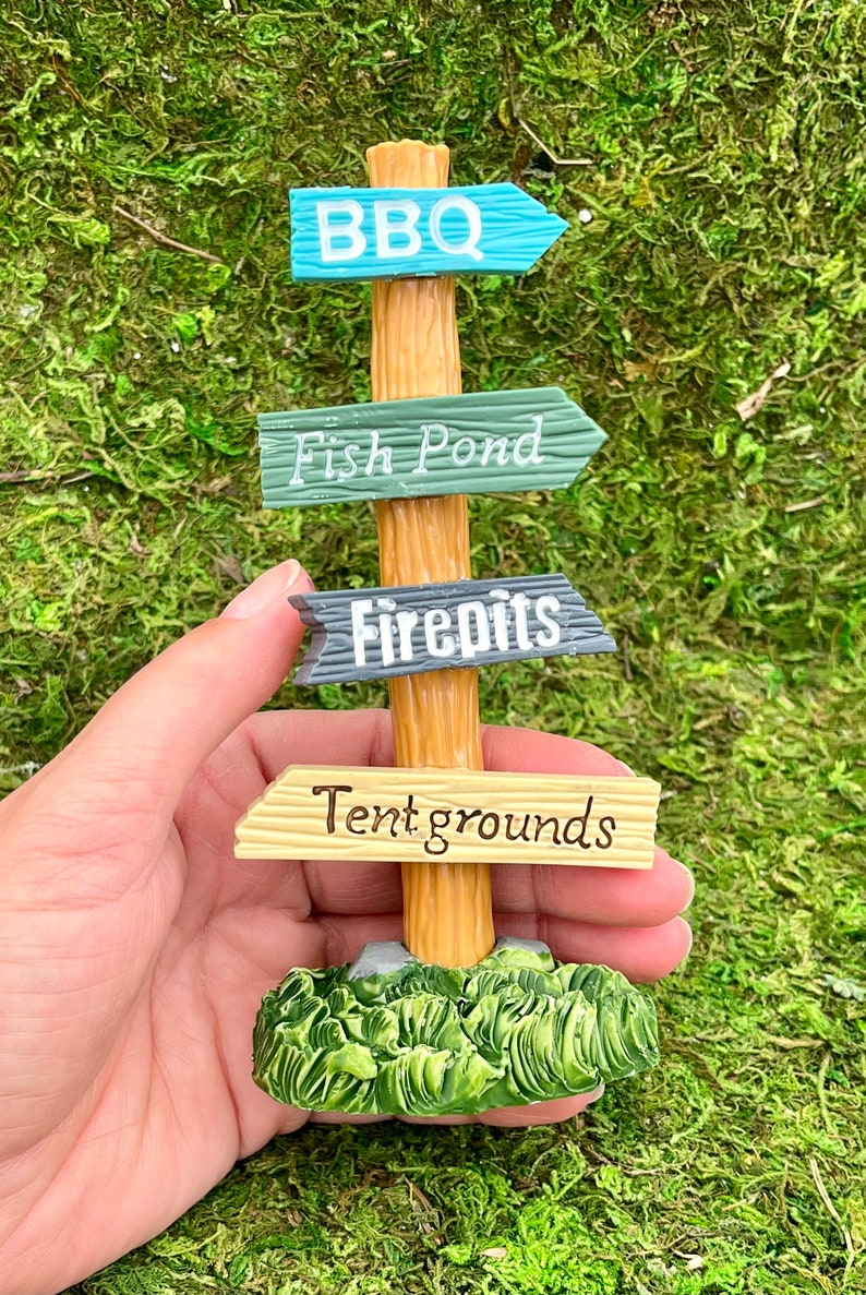 Miniature Camping Signs - Your Choice -miniature Camping -camping ...