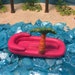 Miniature Pool Raft With Palm Tree Miniature Beach Beach - Etsy